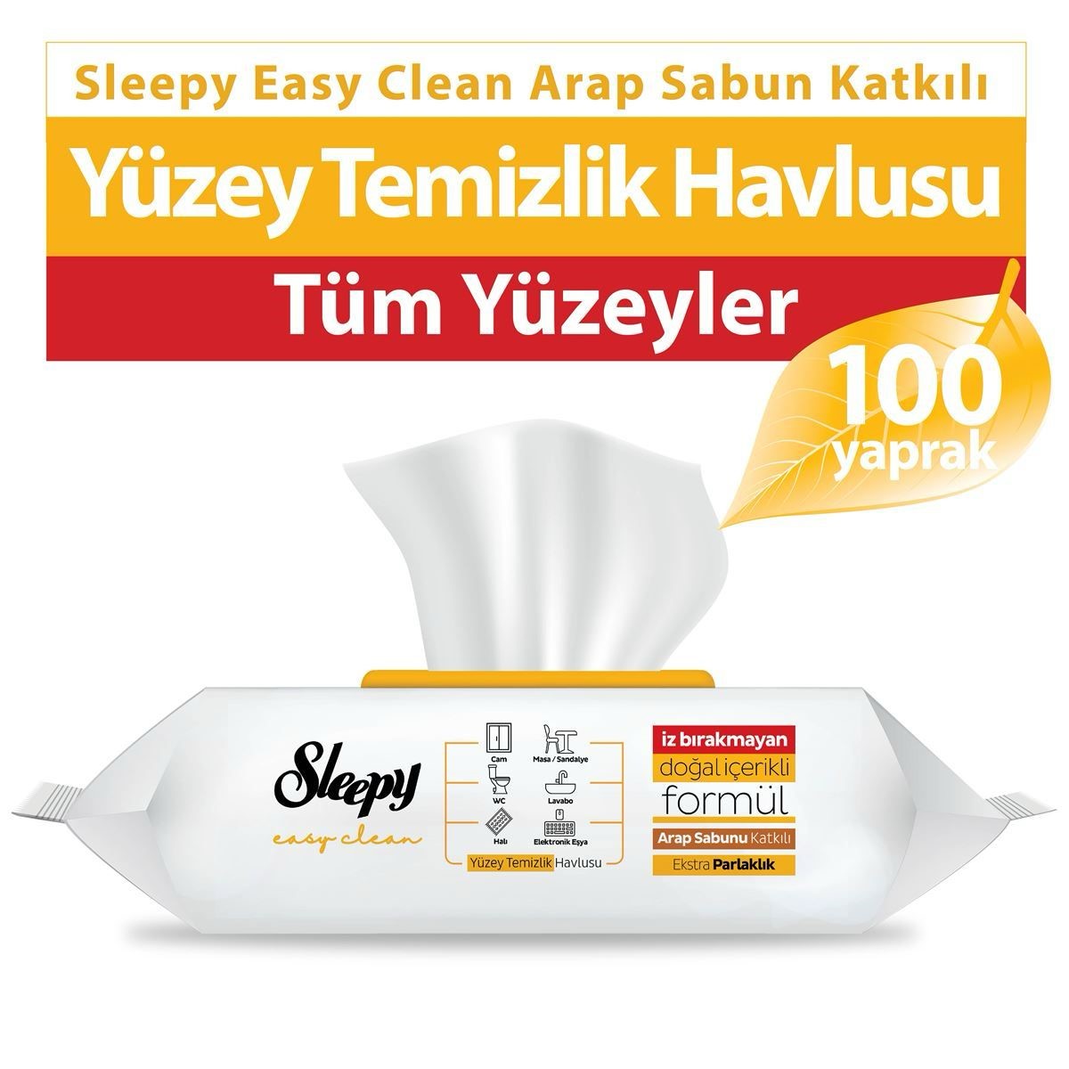 Sleepy Easy Clean Oberflächenreinigungstücher mit Eukalyptus Duft 1Pack ...